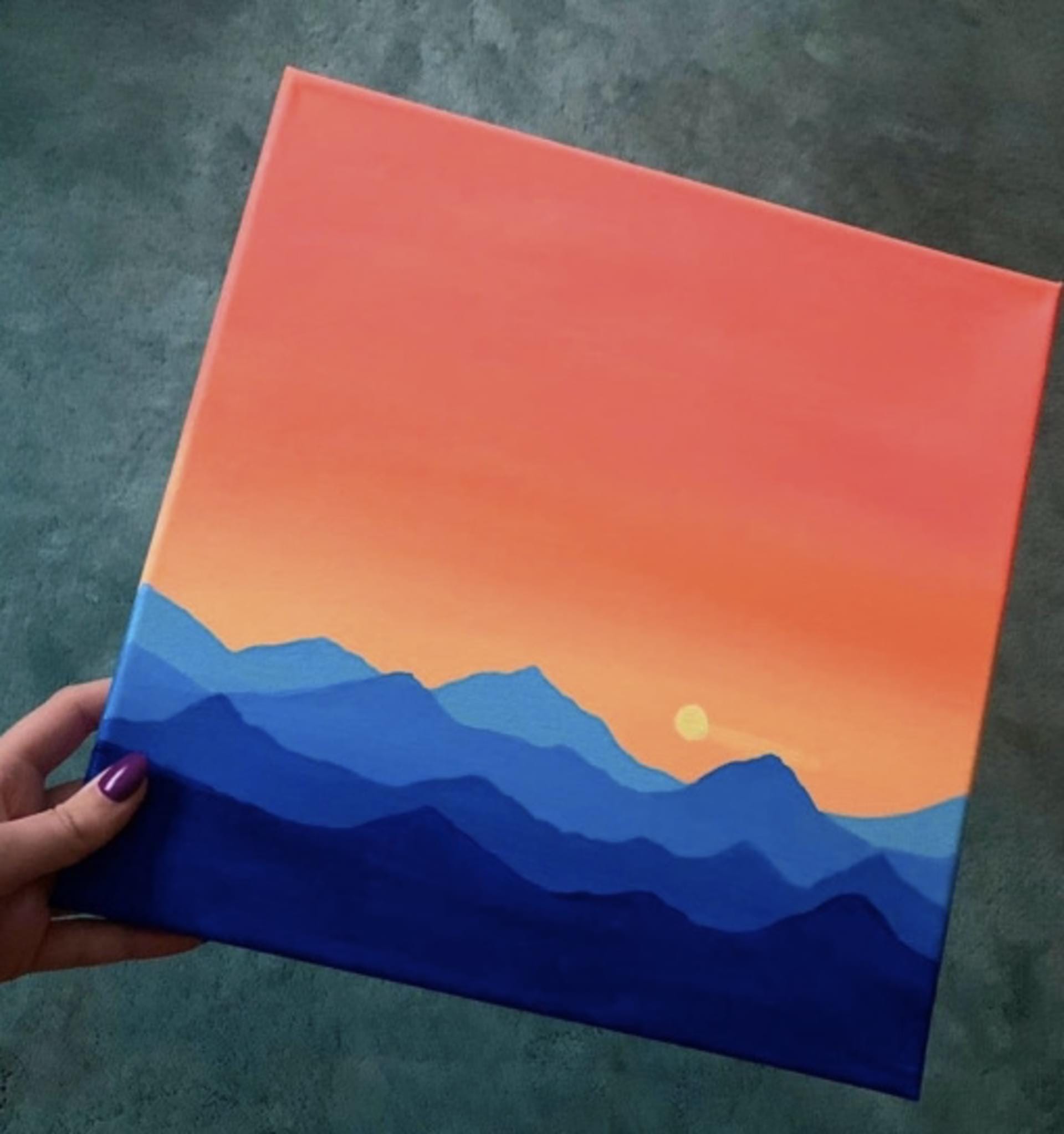 How to Paint Mesmerizing Shades of Sunset – DIY